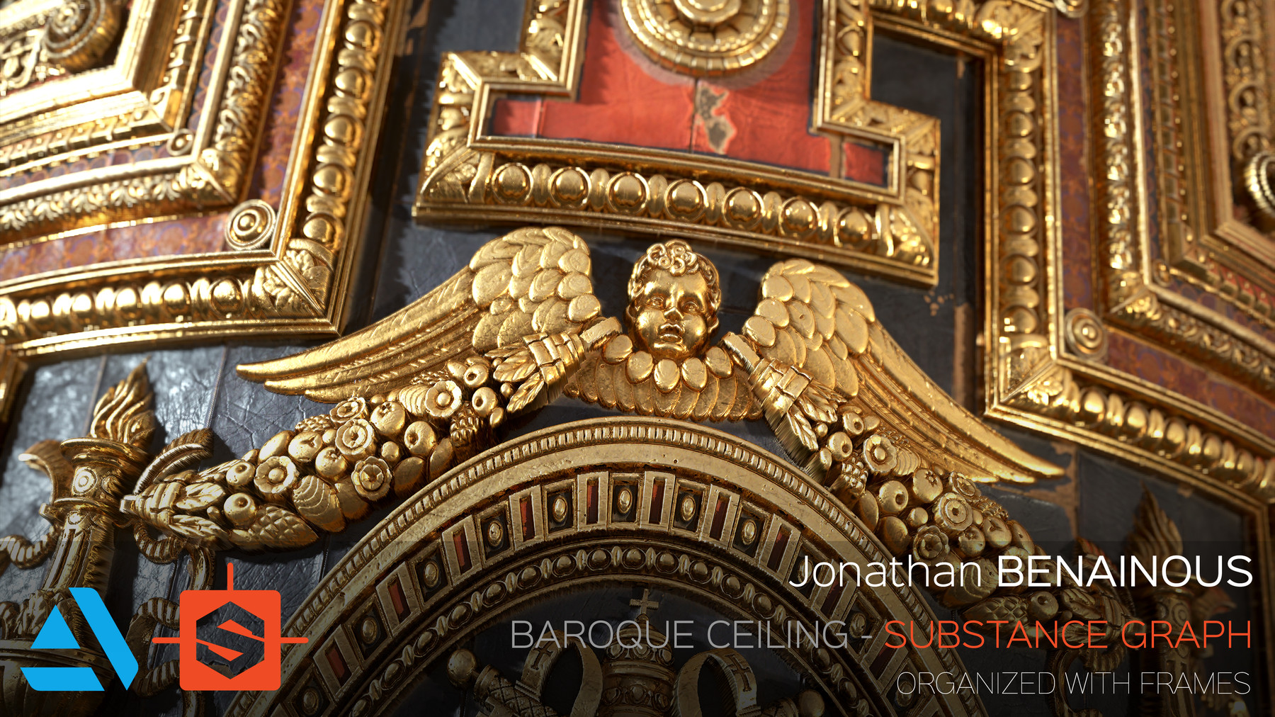 ArtStation - Substance - Baroque Ceiling | Resources